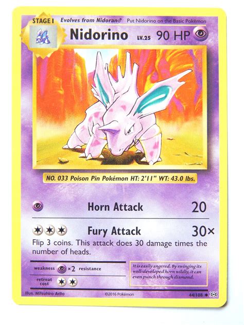 Nidorino Card