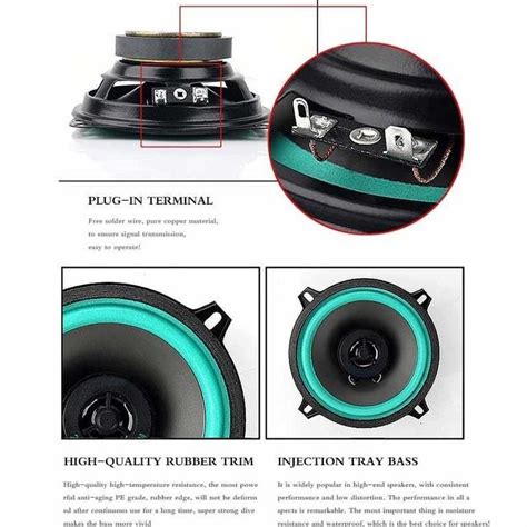 Jual Speaker Subwoofer Mobil Hifi 4 Inch 6 5 Inch 100W 500W 1Pcs