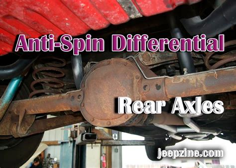 What Is A Anti Spin Differential Rear Axle At Paige Cremean Blog