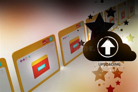 Web Page Showing Error Stock Illustration Illustration Of Message