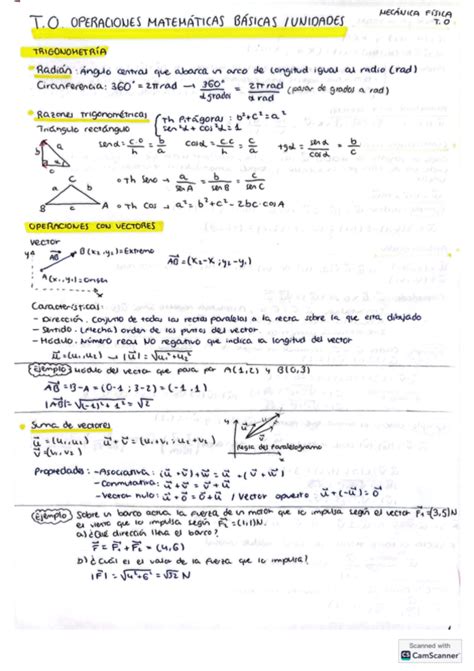 Tema 0 Operaciones Matematicas Basicas Unidadespdf