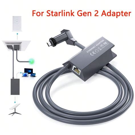 Starlink V2 Ethernet Adapter Rj45 Aansluiting Vrouwelijke