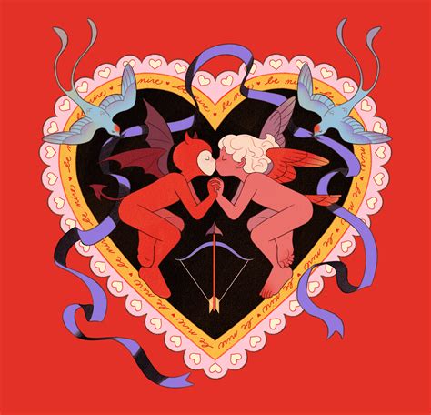 Sarakipin Original Absurdres Highres 2others Ambiguous Gender Angel Angel And Devil