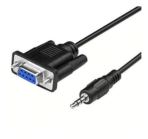 Cabo Serial Db9 Fêmea Para 3 5mm Macho 6ft 1 8m Parcelamento Sem Juros