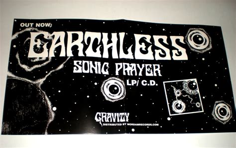 Poster By Earthless Sonic Prayer Limited Edition On Gravity Rec Band