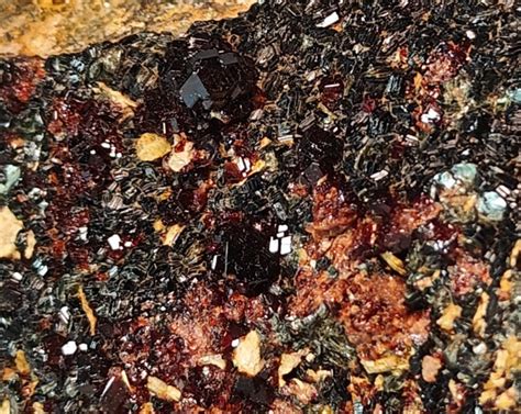 Hessonite E Clorite Località Storica Cristalli Su Matrice Altezza 8 Cm Larghezza 7 Cm 670