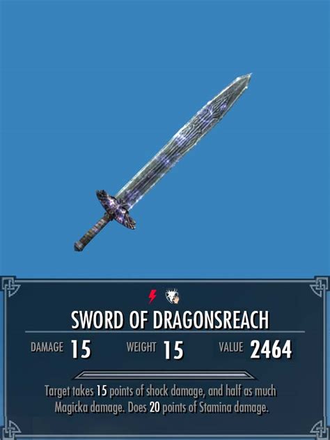 Sword Of Dragonsreach Legacy Of The Dragonborn Fandom Powered By Wikia