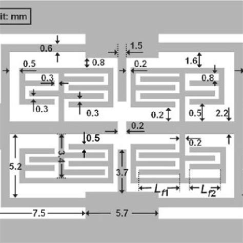 Layout Of The Proposed Triple Band Cpw Bandpass Filter Download