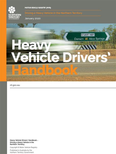 Heavy Vehicle Drivers Handbook Complete Pdf Driving Semi Trailer