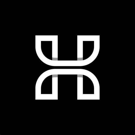 Premium Vector Modern Letter H With Overlapping Line Logo Design