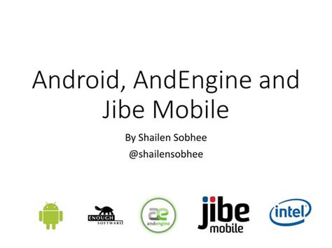 Android Andengine And Jibe Mobile Ultracode Munich Meetup 2 Ppt