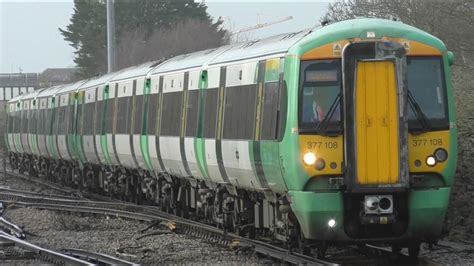 Refurbished Southern Class 3771 377108 Arrives At West Worthing For