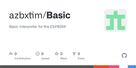 Github Azbxtimbasic Basic Interpreter For The Esp8266 · Github