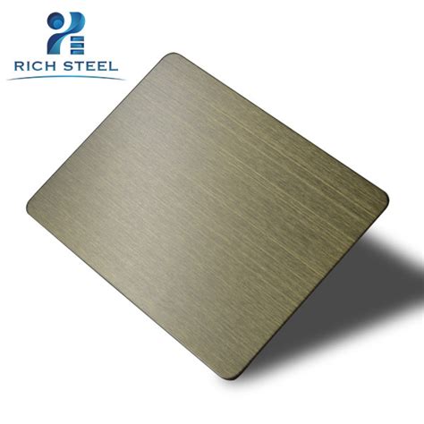 Good New Products Ba 304 Stainless Steel Sheet Satin Hairline Rich Steel