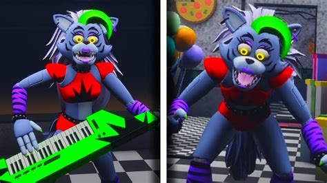 I Became Roxanne Wolf In Roblox Archived Nights Youtube