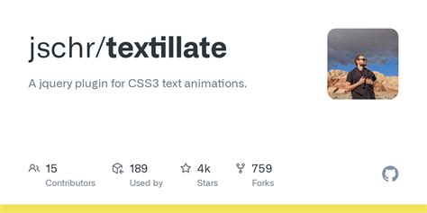 GitHub Jschr Textillate A Jquery Plugin For CSS Text Animations
