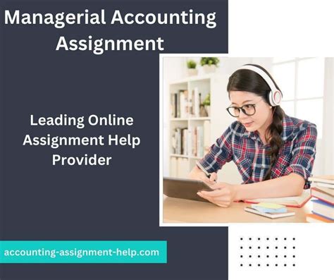 Managerial Accounting Assignment Accounting Assignment Help Online