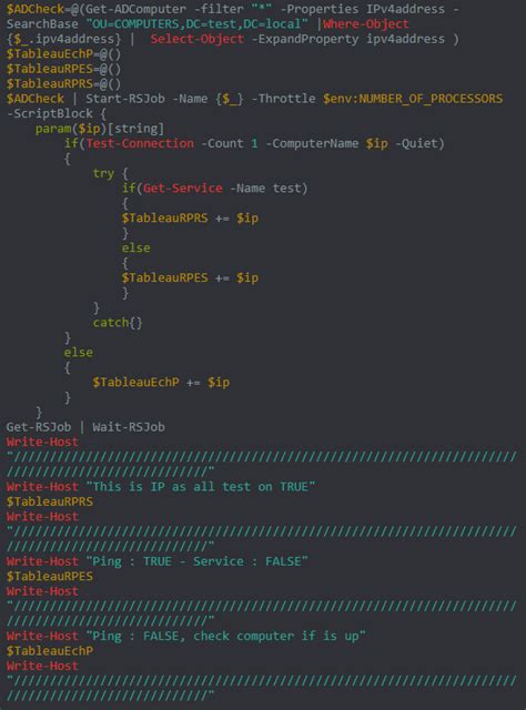 array in scriptbloc · issue 202 · proxb poshrsjob · github