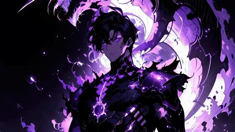 1675d Solo Leveling Sung Jinwoo 4K Wallpaper PC Desktop