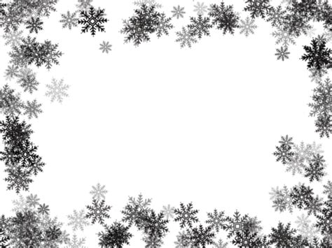 Snowflake Border Pngs For Free Download