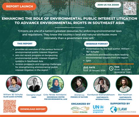 Webinar Launch Of Report On Environmental Public Interest Litigation