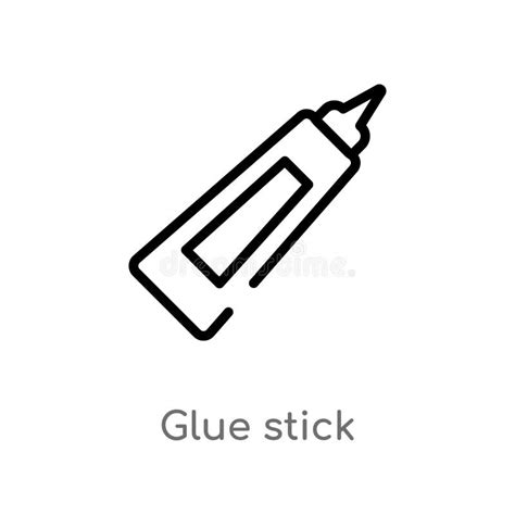 Glue Stick Icon In Different Style Vector Illustration Two Colored And