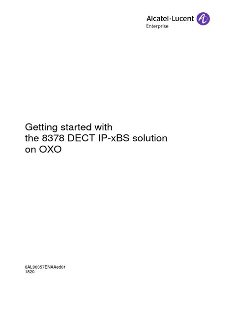 Alcatel Xbs Baz Tanıtımı 8378 Kullanim Klavuzu Pdf