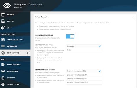 How To Set Up Related Articles In Newspaper Theme