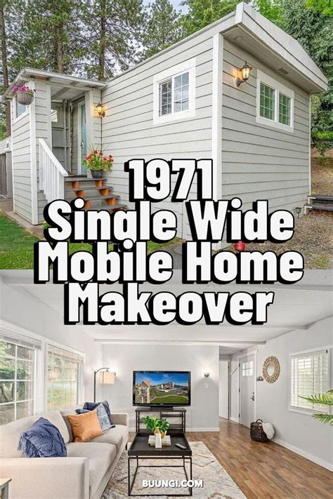 1971 Single Wide Mobile Home Makeover Inspiring Exterior And Interior