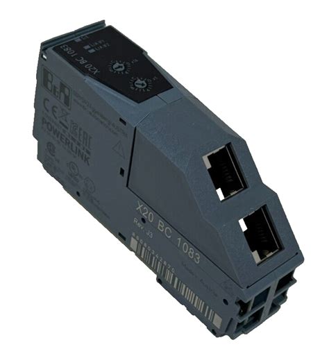 New Bandr X20 Bc 1083 Ethernet Powerlink Module Rev J3 X20bc1083 Sb