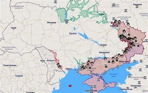Актуальная карта боевых действий в Украине на сегодня что происходит