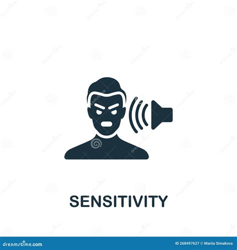 Sensitivity Icon Monochrome Simple Sign From Core Values Collection