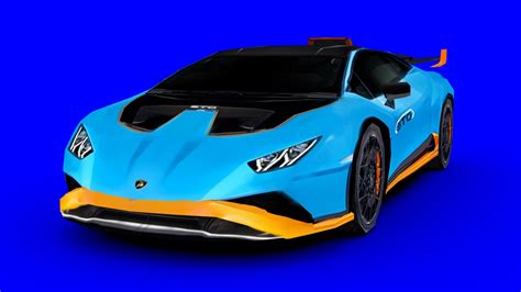 Ps1 Low Poly 2021 Lamborghini Huracán STO Download Free 3D model by LolAndPop LolAndPop