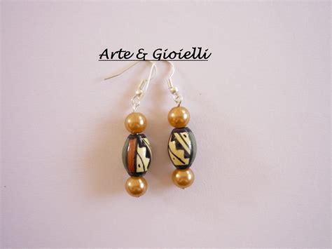 Arte Gioielli ORECCHINI IN CERAMICA E TERRACOTTA