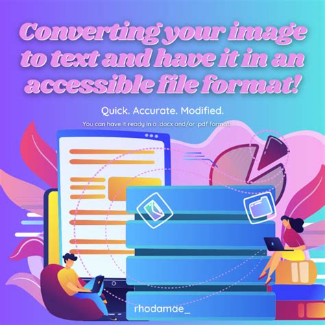 Convert Documents And Images Into Editable Text By Rhodamae Fiverr