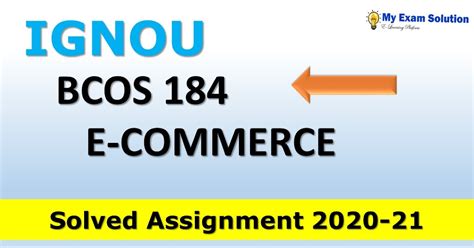 BCOS 184 Solved Assignment 2020 21 My Exam Solution