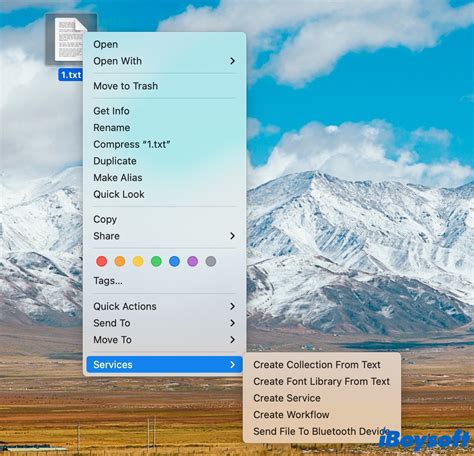 Macos Services Menu Introduction What It Is And How To Use It