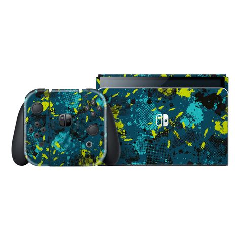 Nintendo Switch Oled Sea Texture Abstract Camouflage Skin Wrap