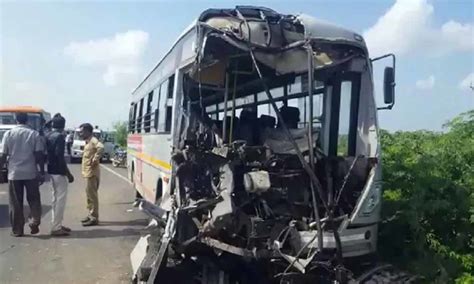 Injured In A Bus Accident In Nellore District