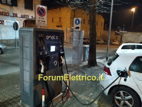 La Colonnina Enel X Fast Situata A Riva Presso Chieri TO Appena Attivata E Che Spezza La Tratta