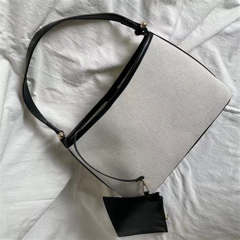 헤링본 배색 컨버스 백 캔버스 숄더백 토트백 토드 가방 핸드백 편한 가벼운 경량 여성 봄 데일리