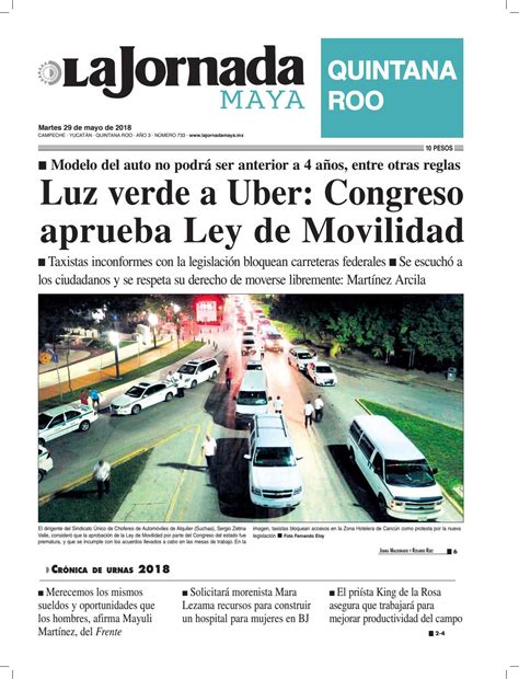 La Jornada Maya Martes De Mayo De By La Jornada Maya Issuu