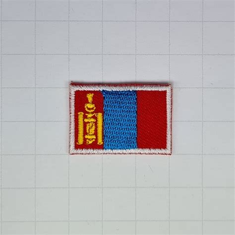 Flag Of Mongolia Iron On Patch Iron On Patch Australia By Dek D