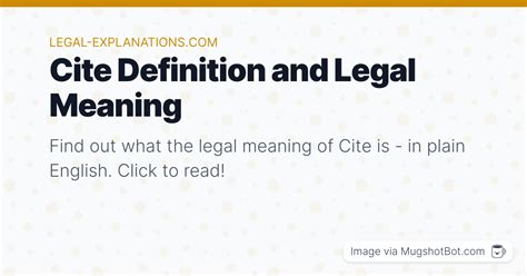 Cite Definition What Does Cite Mean