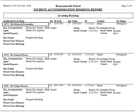 Accommodation Class Systems