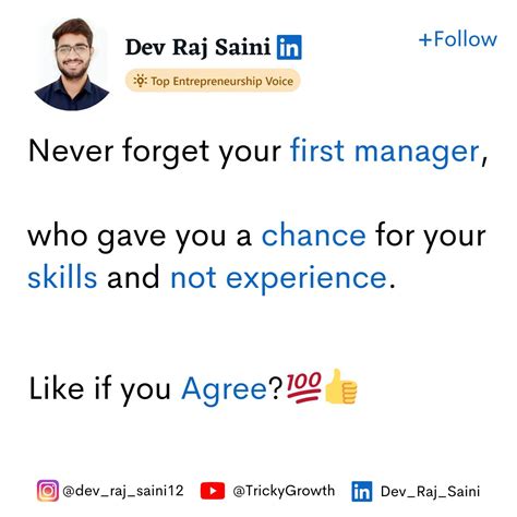 Dev Raj Saini On Linkedin Manager Experience Creative Learn Skills Enthusiasm Support