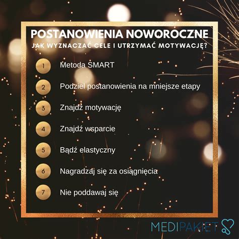 Postanowienia noworoczne jak utrzymać motywację MediPakiet