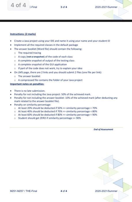 Solved Hey Java Programplease Follow The Instructions Chegg