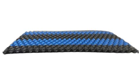 Plain Blue And Black Pvc Chain Lock Mat At Rs Sq Ft In New Delhi Id