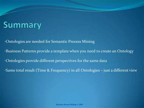Ontologies And Process Mining Ppt